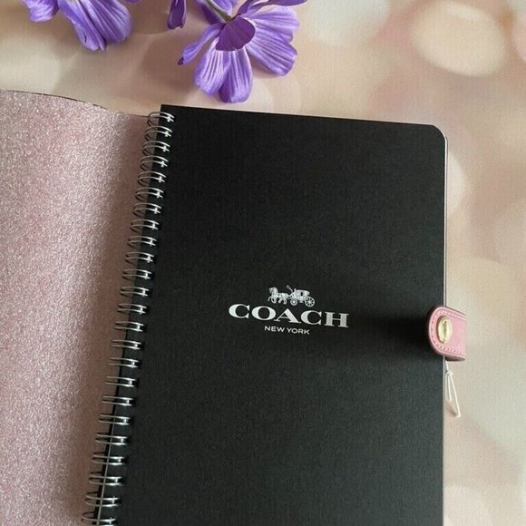 Coach | Accessories | Coach Notebook In Signature Canvas With Prairie ...